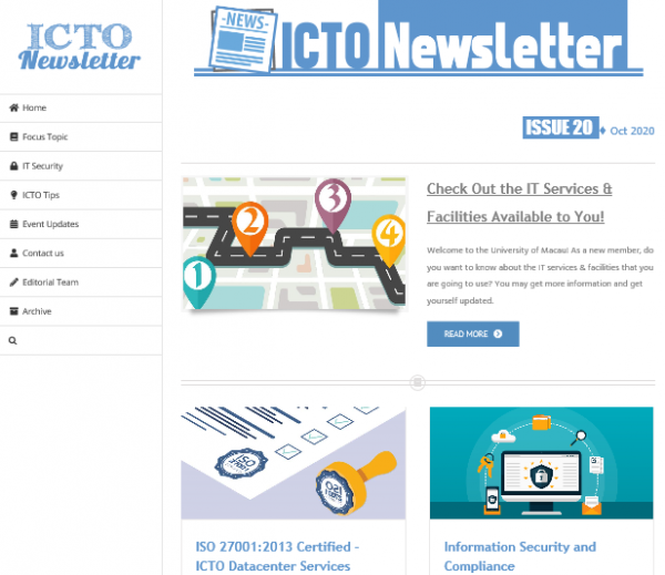 Check Out the IT Services & Facilities Available to You! | ICTO Newsletter